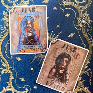Jinx Poster Sticker/ Arcane - Etsy