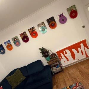 LP Album Cover and Record Holder - Vinyl Display for Music Lovers ...