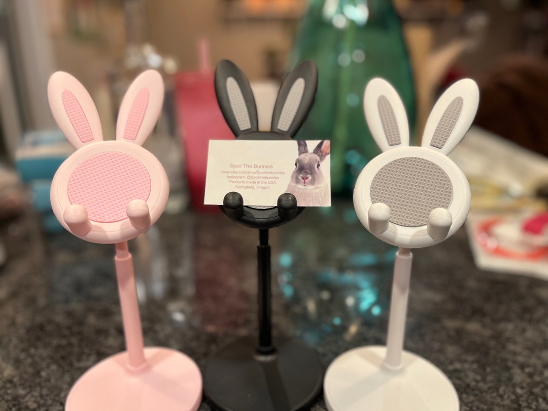 Bunny Device Holder for Cell or Tablet - Etsy