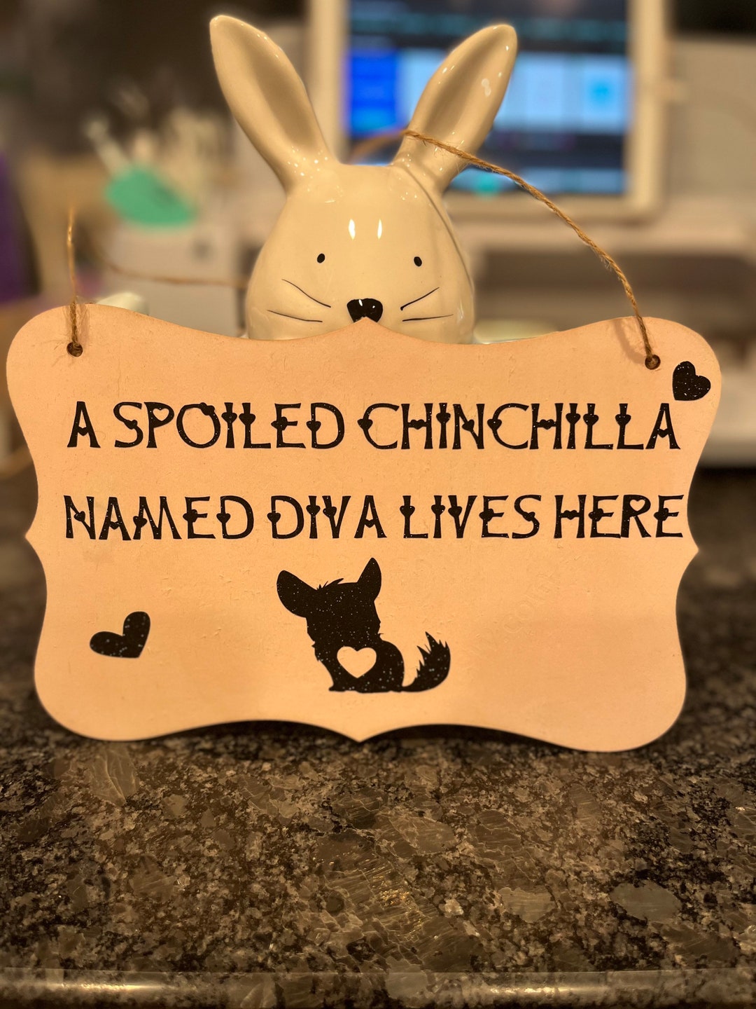 Custom Fur Baby Sign Curved Edges. - Etsy
