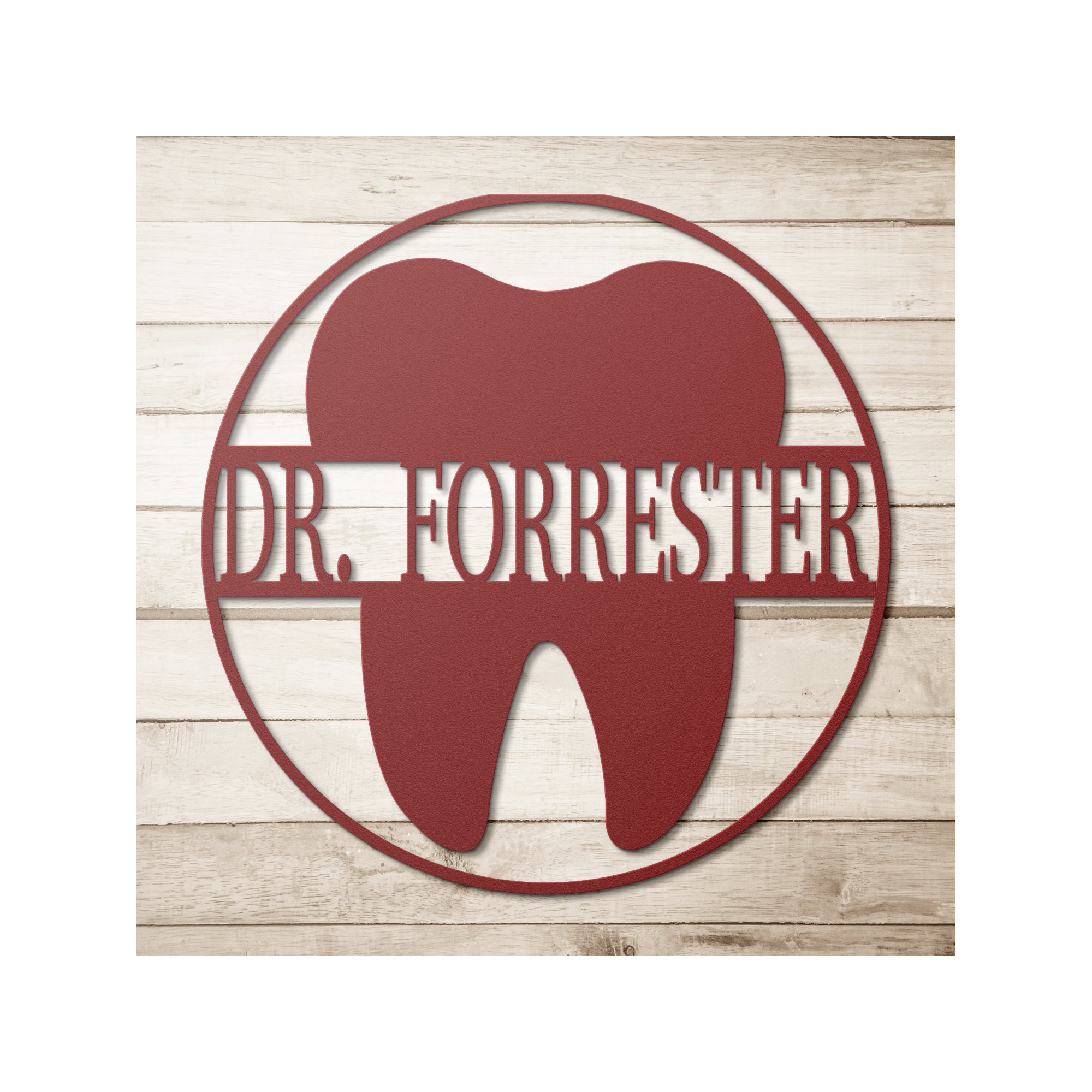 Personalized Dentist Office Metal Wall Sign, Dentist Grad Gift, Dental ...