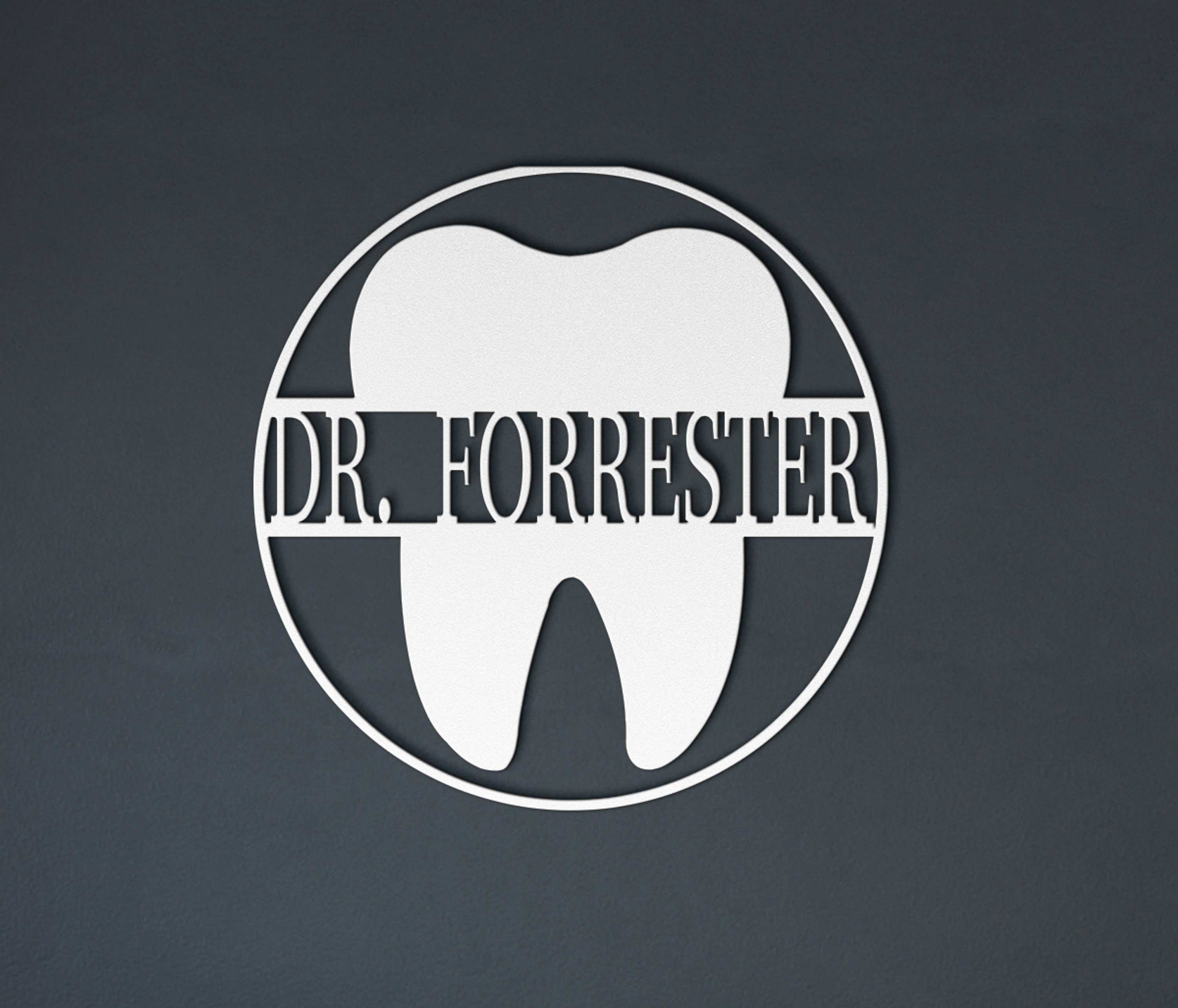 Personalized Dentist Office Metal Wall Sign, Dentist Grad Gift, Dental ...