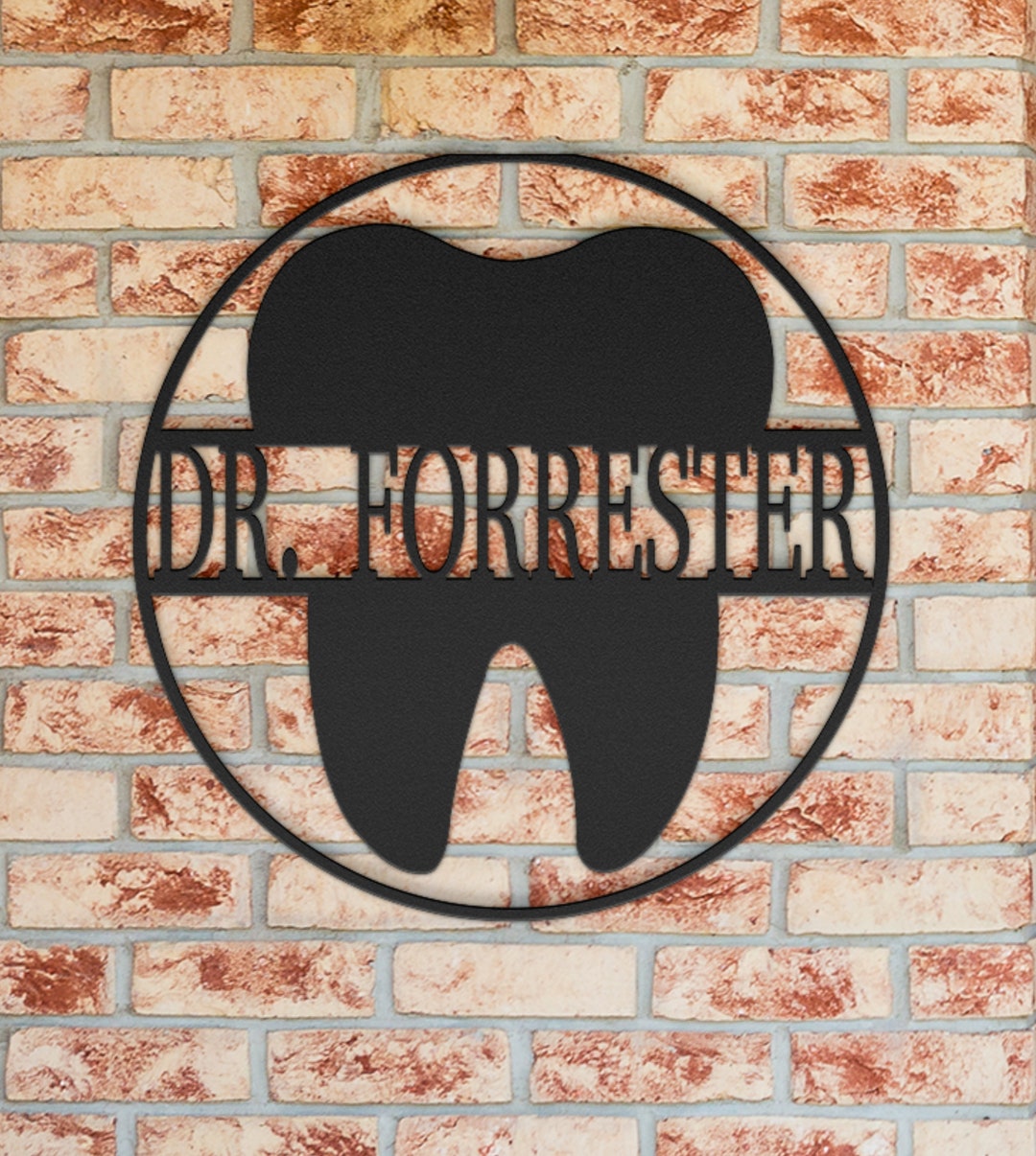 Personalized Dentist Office Metal Wall Sign, Dentist Grad Gift, Dental ...