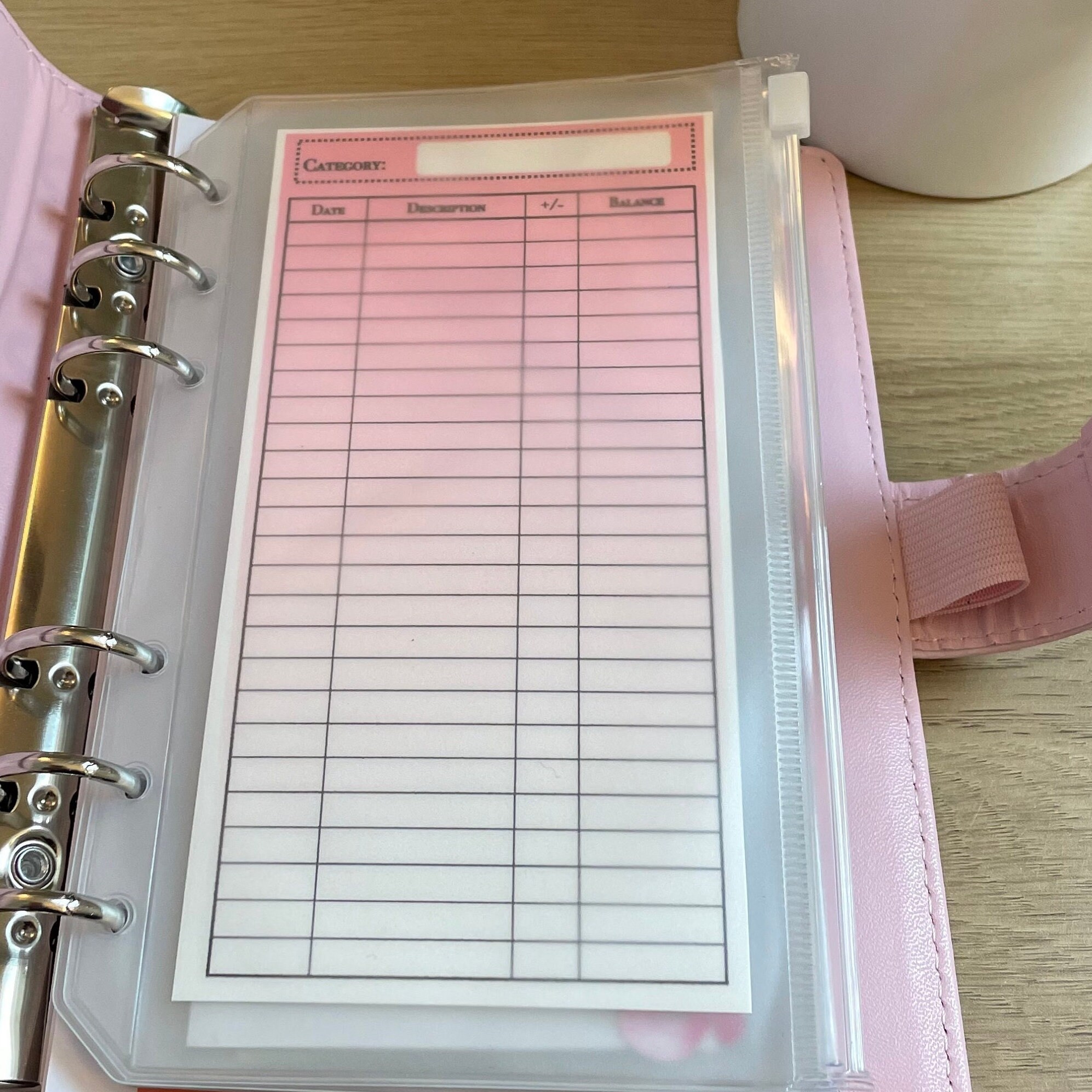 A6 Cash Tracker- Cash Expense Trackers- Cash Trackers for A6 Binder - Etsy