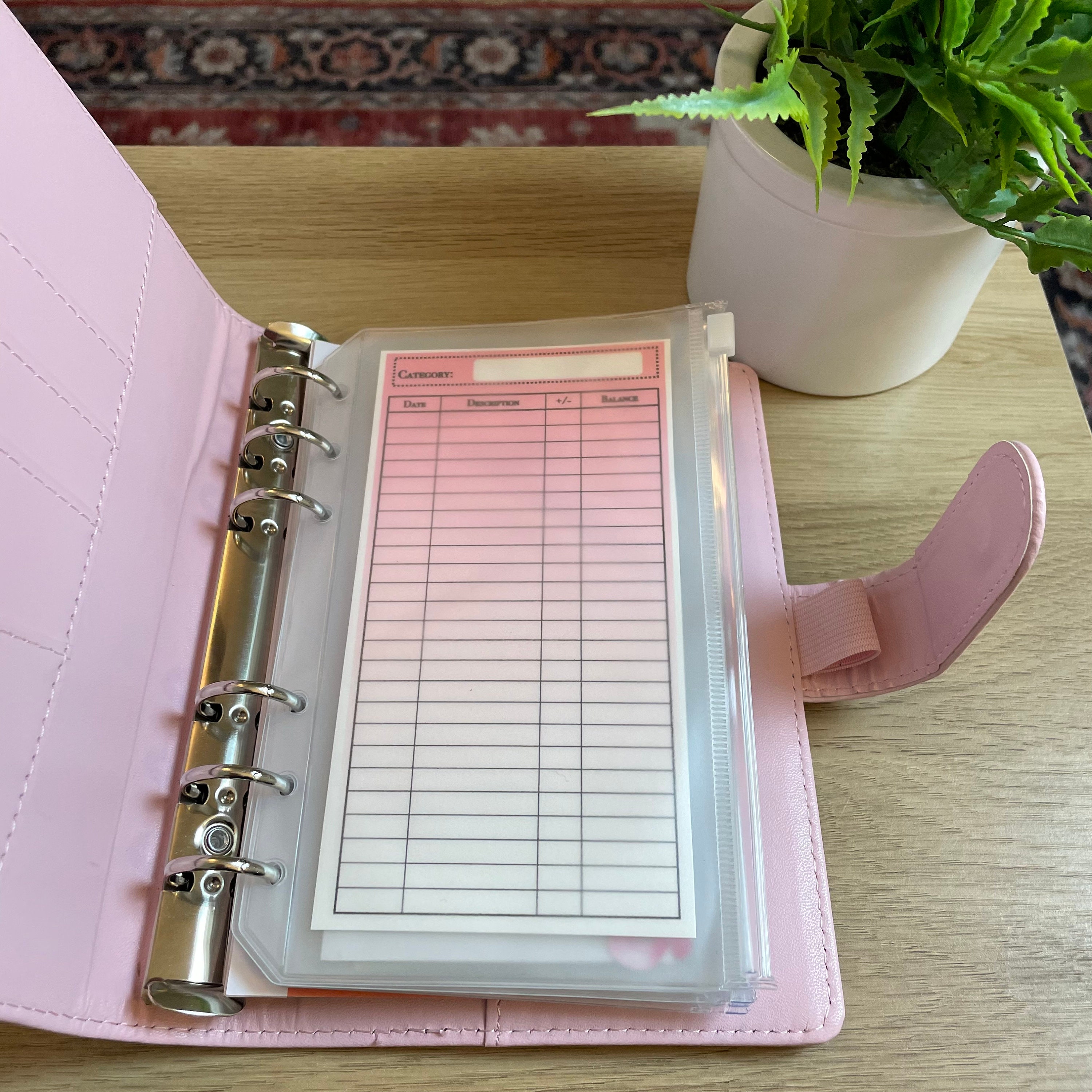 A6 Cash Tracker- Cash Expense Trackers- Cash Trackers for A6 Binder - Etsy