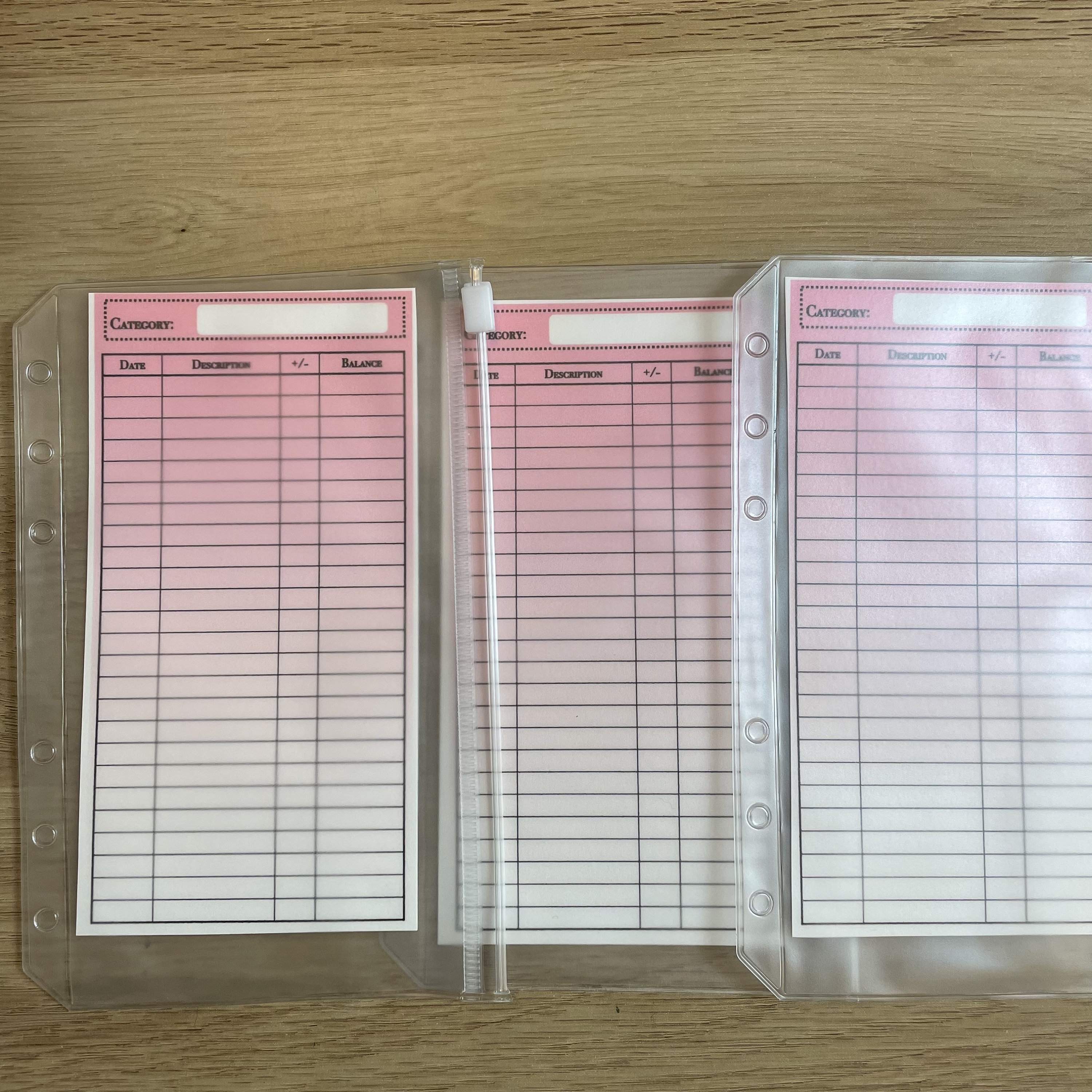 A6 Cash Tracker- Cash Expense Trackers- Cash Trackers for A6 Binder - Etsy