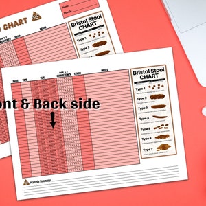 Poo Chart, Bowel Movement Tracker, BM Log, Diaper & Toileting ...