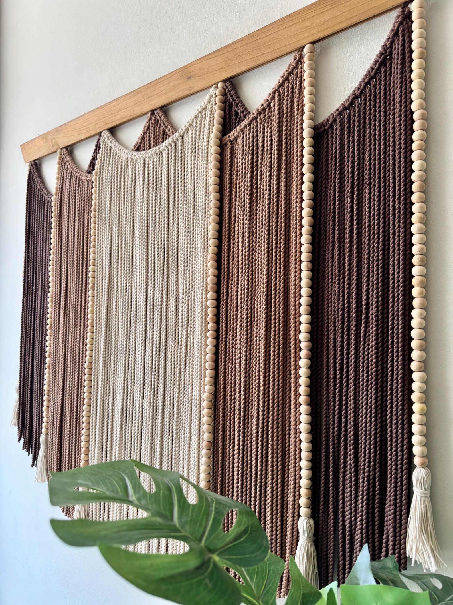Large Macrame Wall Hanging| Dip Dye Tapestry Wall Hanging| Fibre Art ...