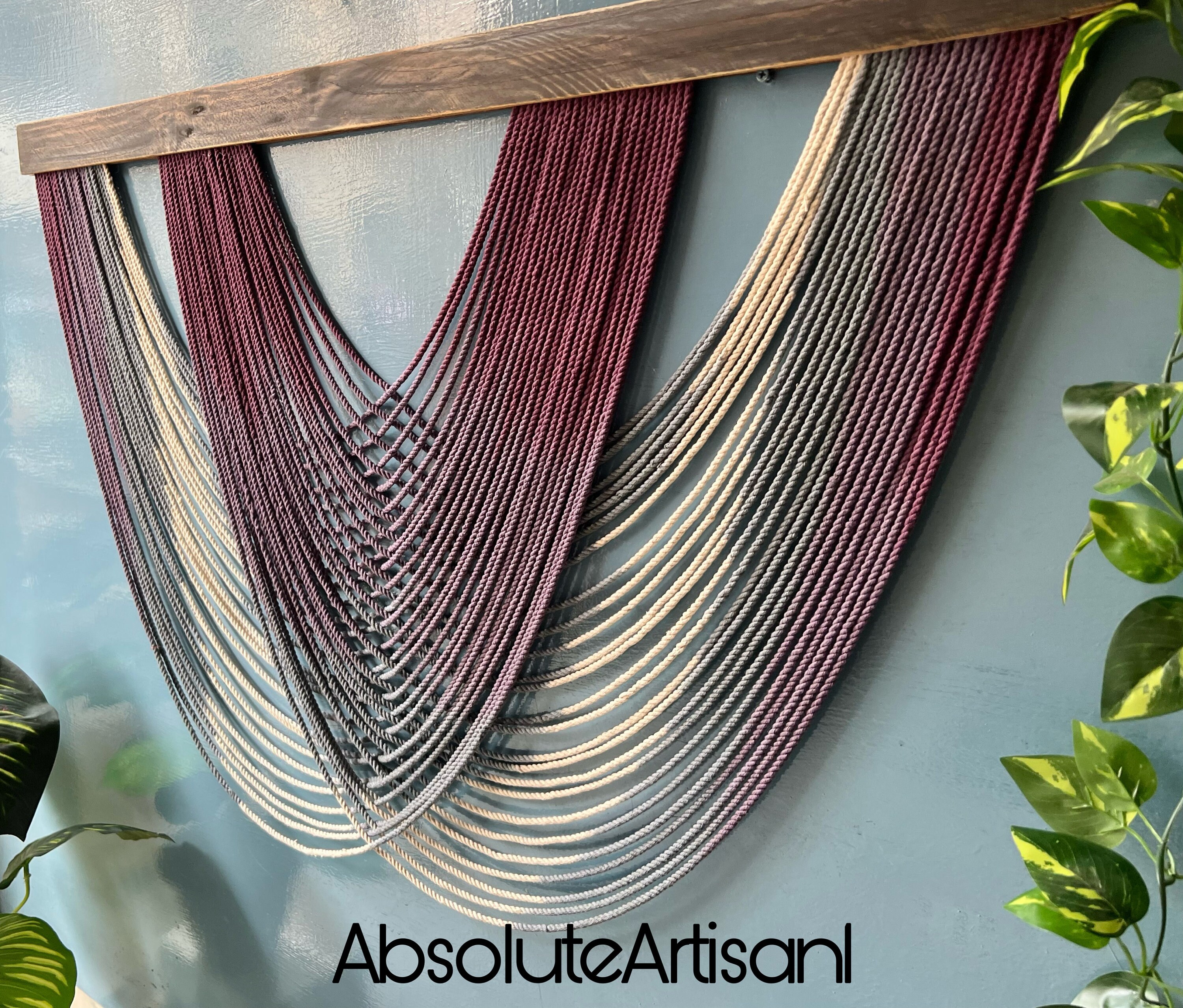 Large Macrame Wall Hanging Dip Dye Tapestry Wall Hanging - Etsy