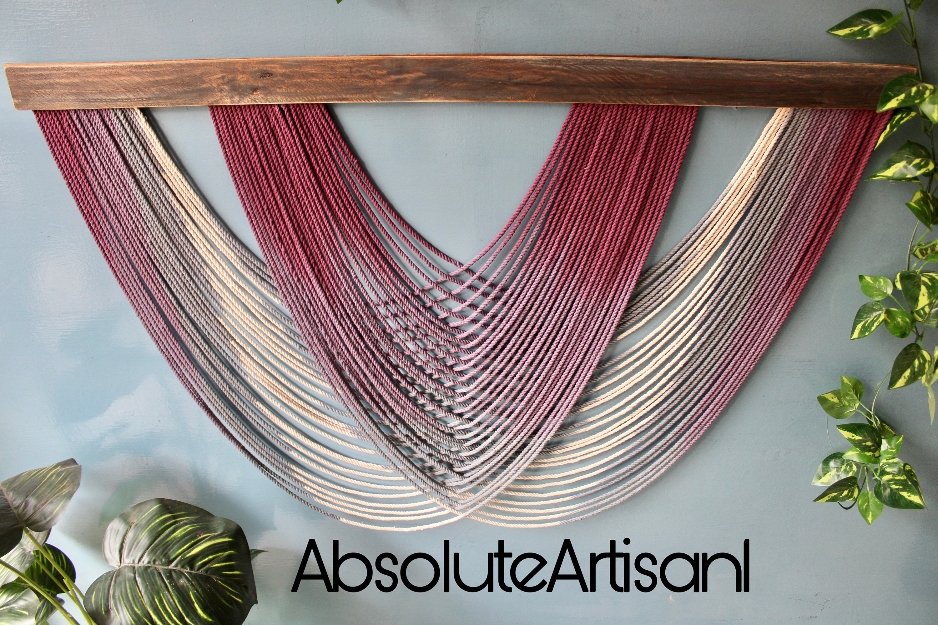 Large Macrame Wall Hanging Dip Dye Tapestry Wall Hanging - Etsy
