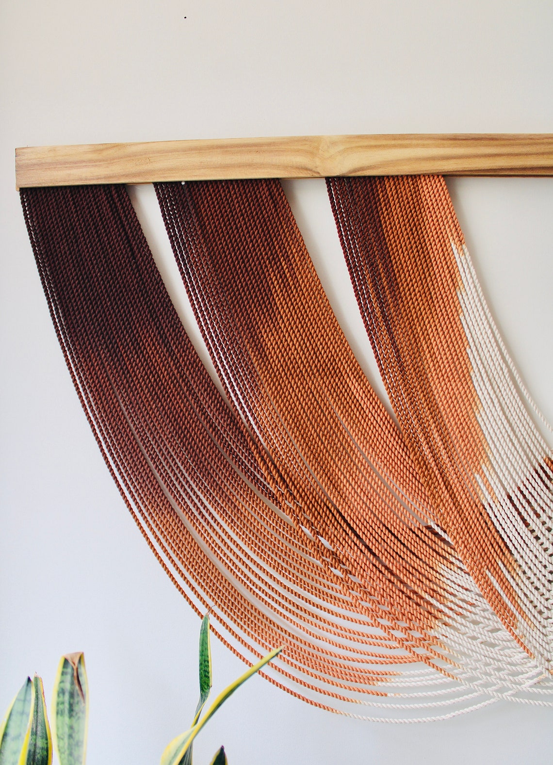 Large Macrame Wall Hanging Dip Dye Tapestry Wall Hanging - Etsy