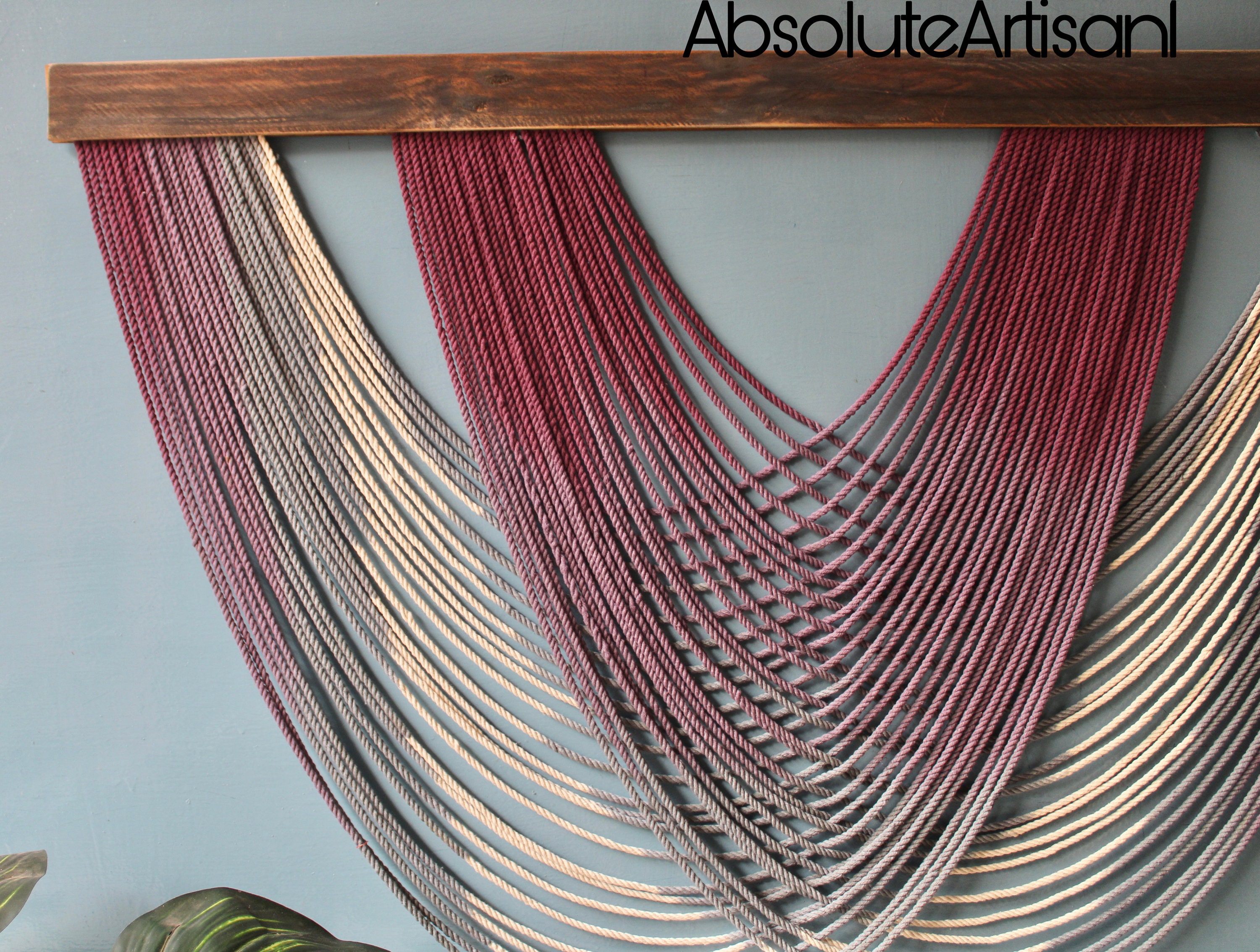 Large Macrame Wall Hanging Dip Dye Tapestry Wall Hanging - Etsy