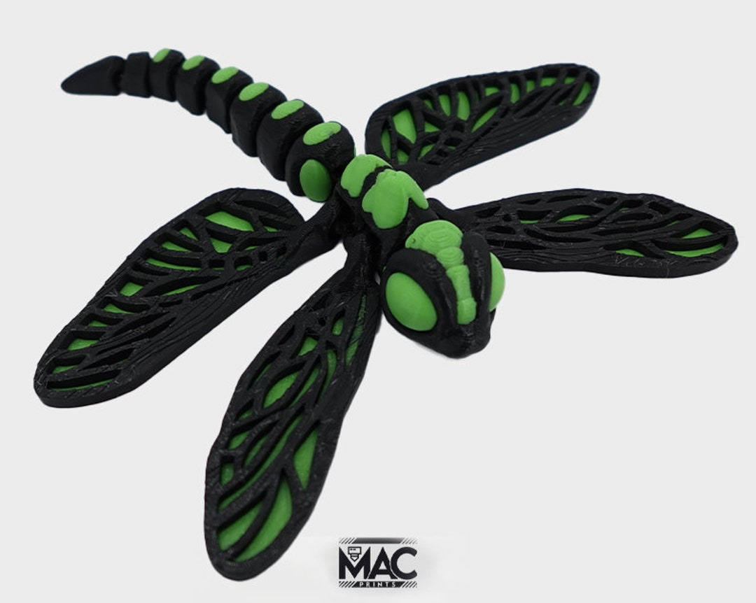 3D Articulating Dragon Fly Articulating Toy Dragon Fly Toy - Etsy