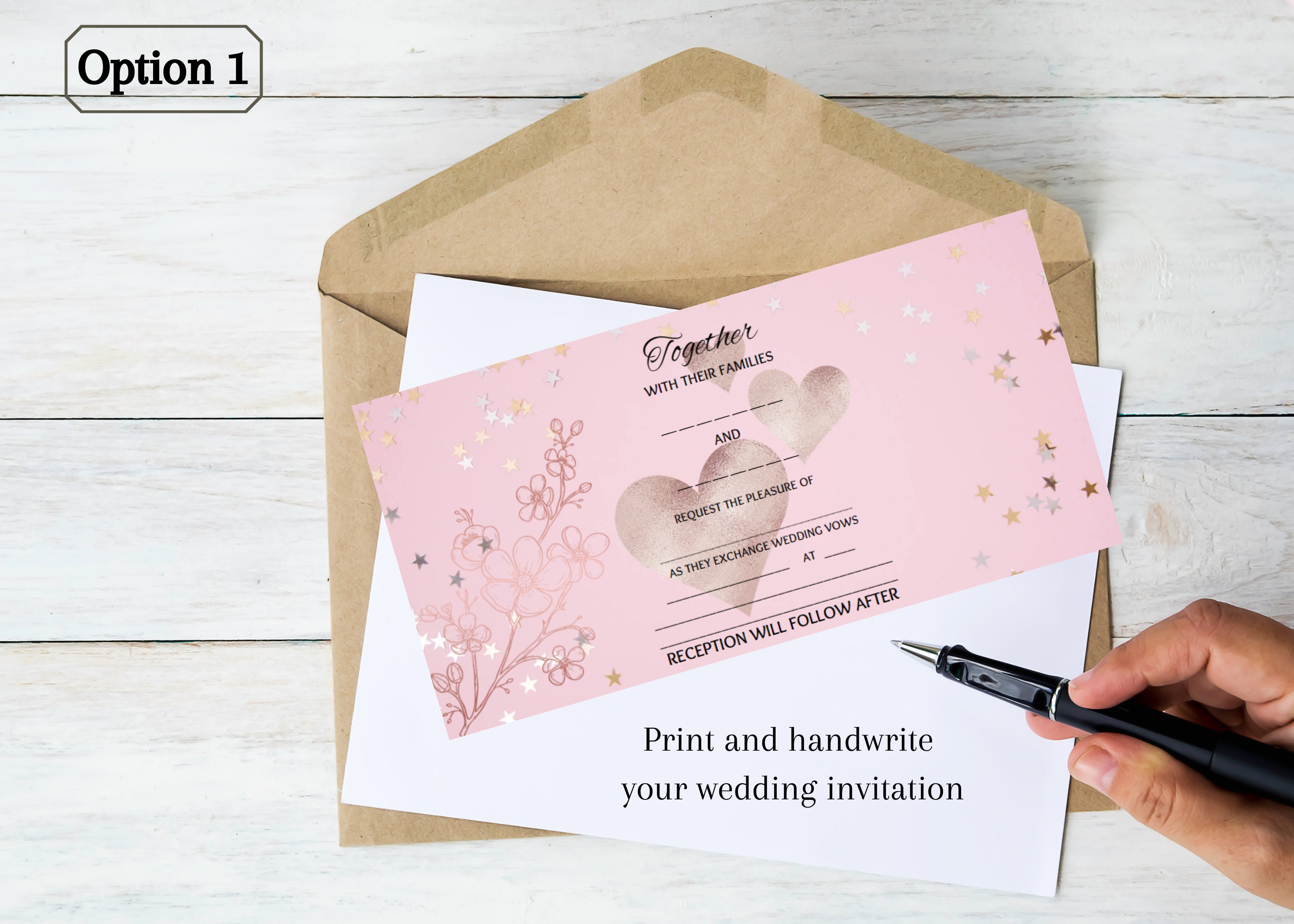 Editable Wedding Invite Template, Digital Wedding Invitation Template ...