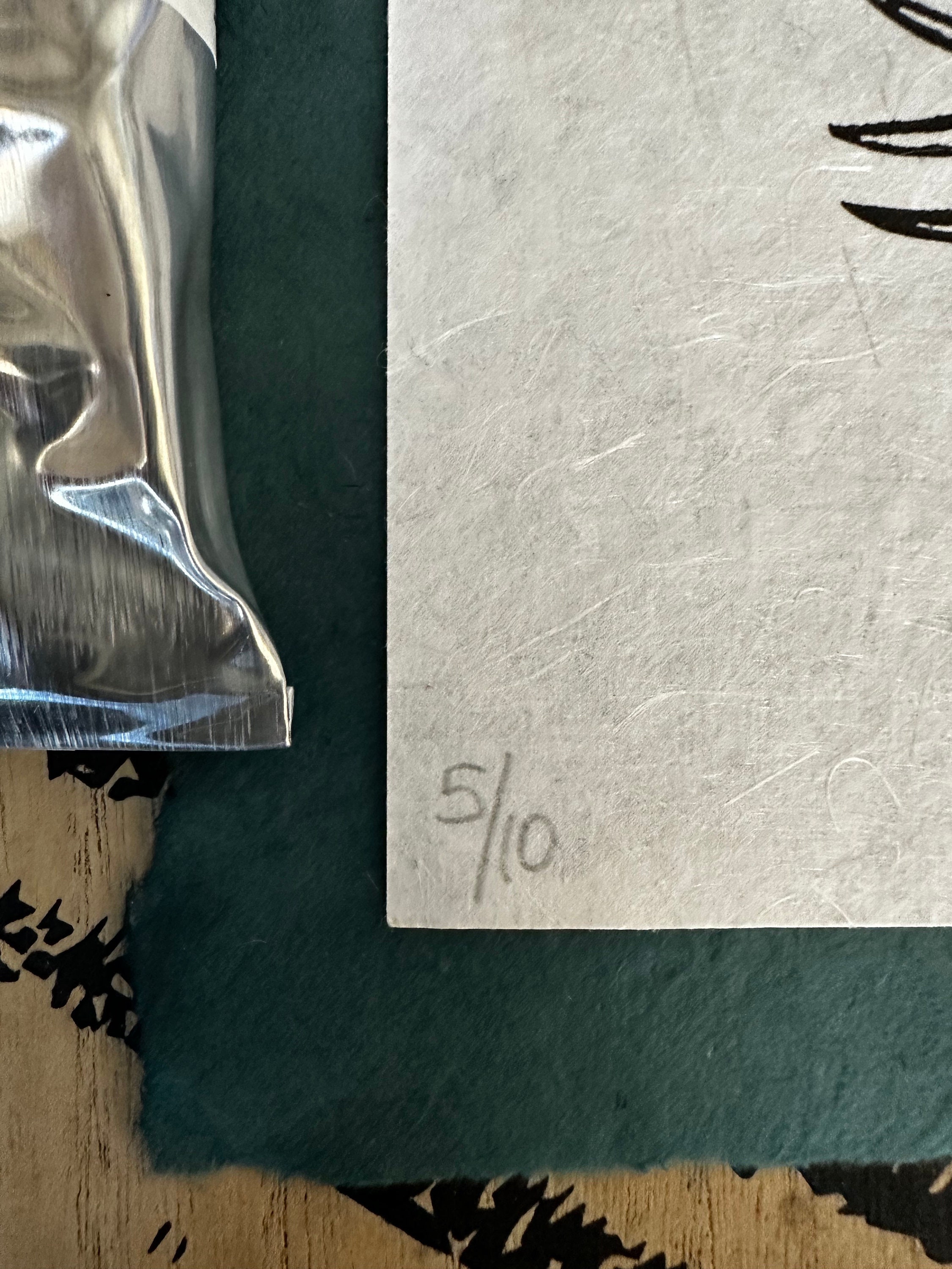 Nautilus Limited Edition Numbered Hand Drawn Hand Carved Hand Printed ...