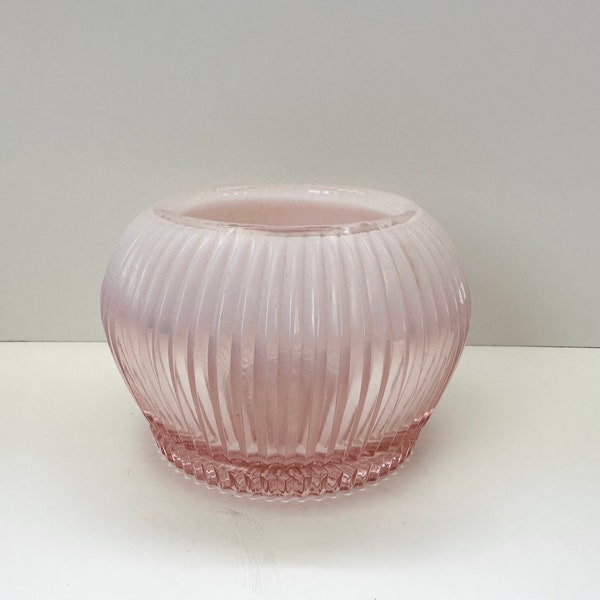 Fenton Pink Candle Holder - Etsy