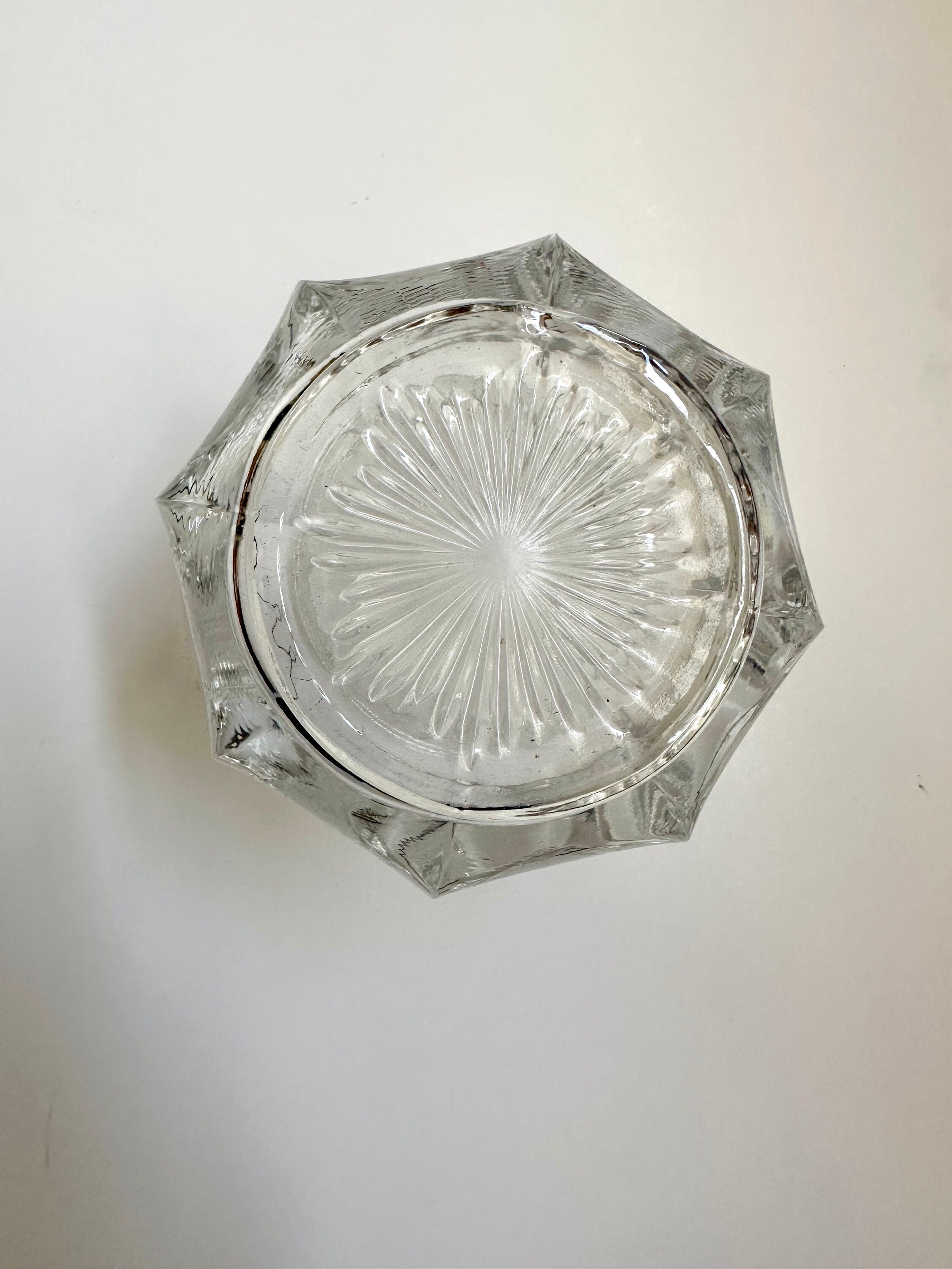 Vintage Fostoria Clear Coin Glass Bowl Scalloped Rim Liberty Bell 1886 ...