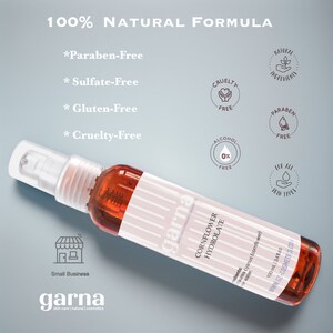 Garna Cornflower Floral Water Spray 3.4 Fl Oz, Hydrating Mist for Skin ...