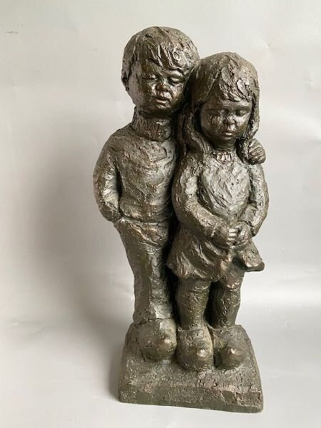 Geert Kunen Sculpture Boy and Girl - Etsy