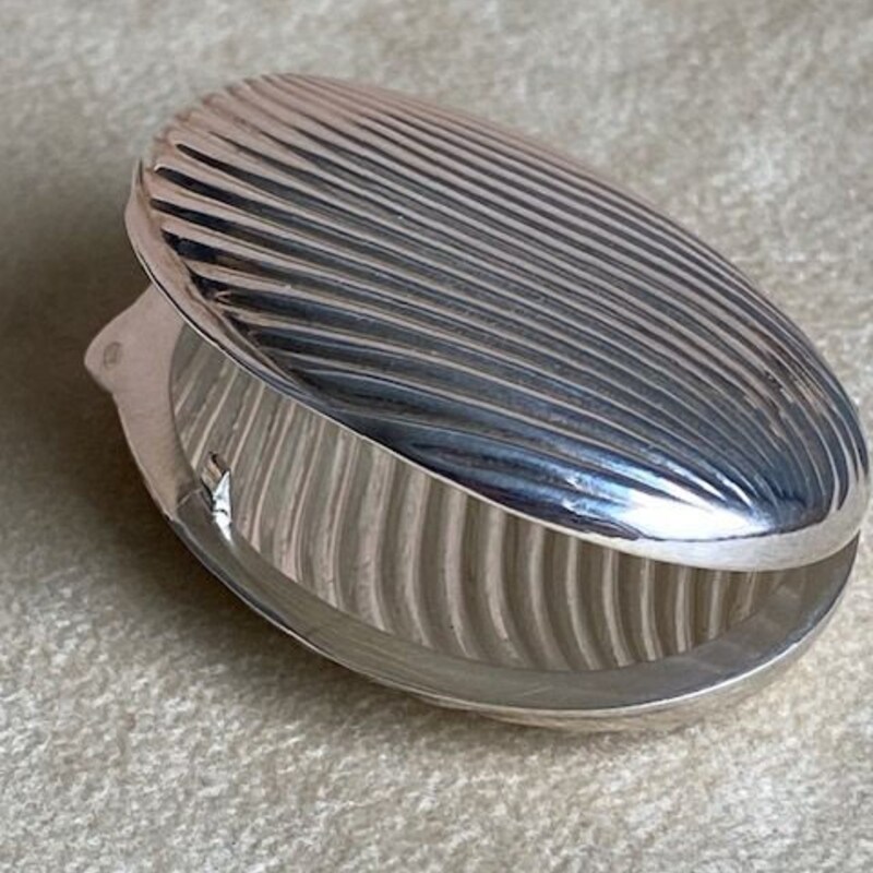 Silver Pill Box - Etsy