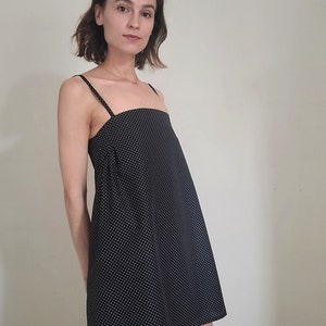 A Line Mini Dress Pattern: Adjustable Straps, Lining Options (PDF ...