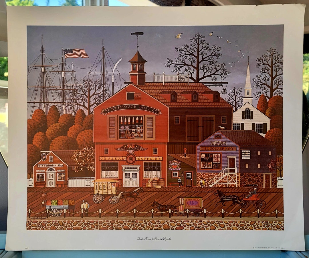 Vintage Art Prints-charles Wysocki- Set of 4 - Etsy
