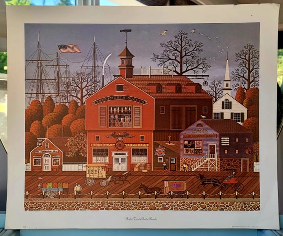 Vintage Art Prints-charles Wysocki Set of 4 - Etsy