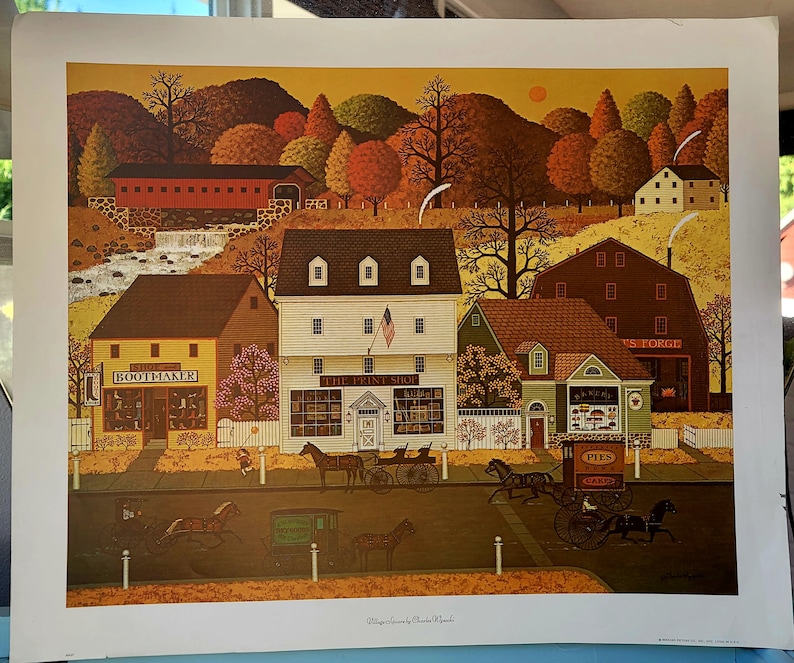 Vintage Art Prints-charles Wysocki Set of 4 - Etsy