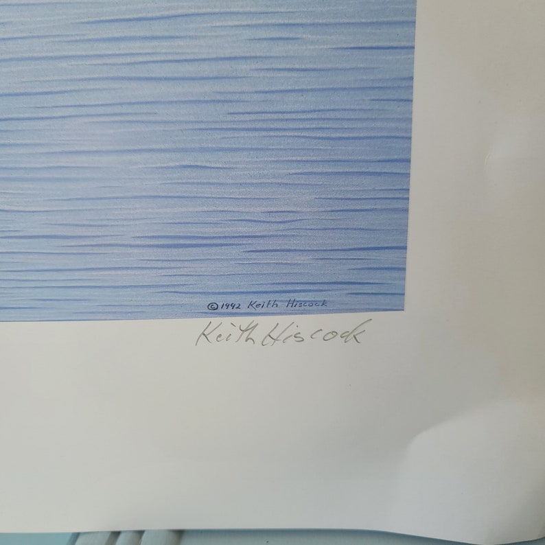 SIGNED & NUMBERED Vintage Art Print endless Summer by Keith Hiscock - Etsy