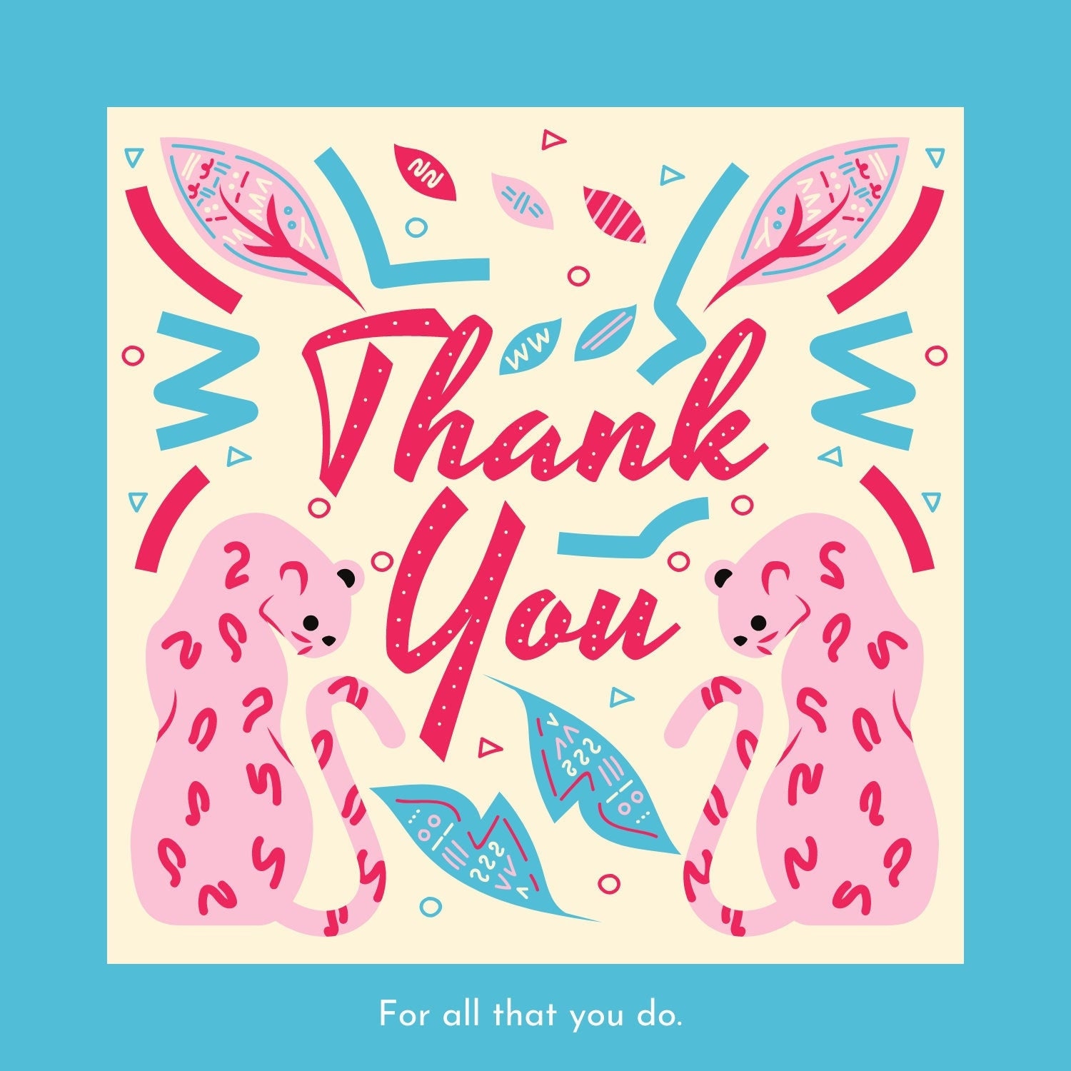 Thank You Card Download - Etsy