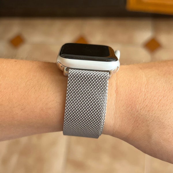 Silver Apple Watch Chain - Etsy