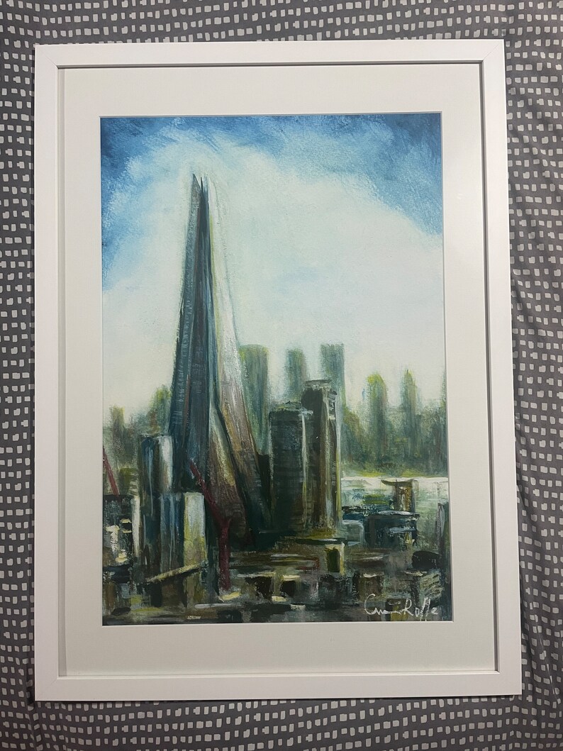 The Shard, Watercolour Painting Print (un-framed) - Etsy