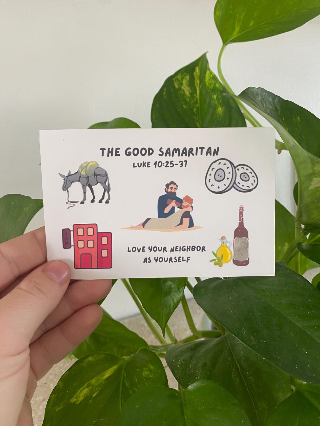 The Good Samaritan Sticker-stickers-kids Stickers-christian Stickers ...
