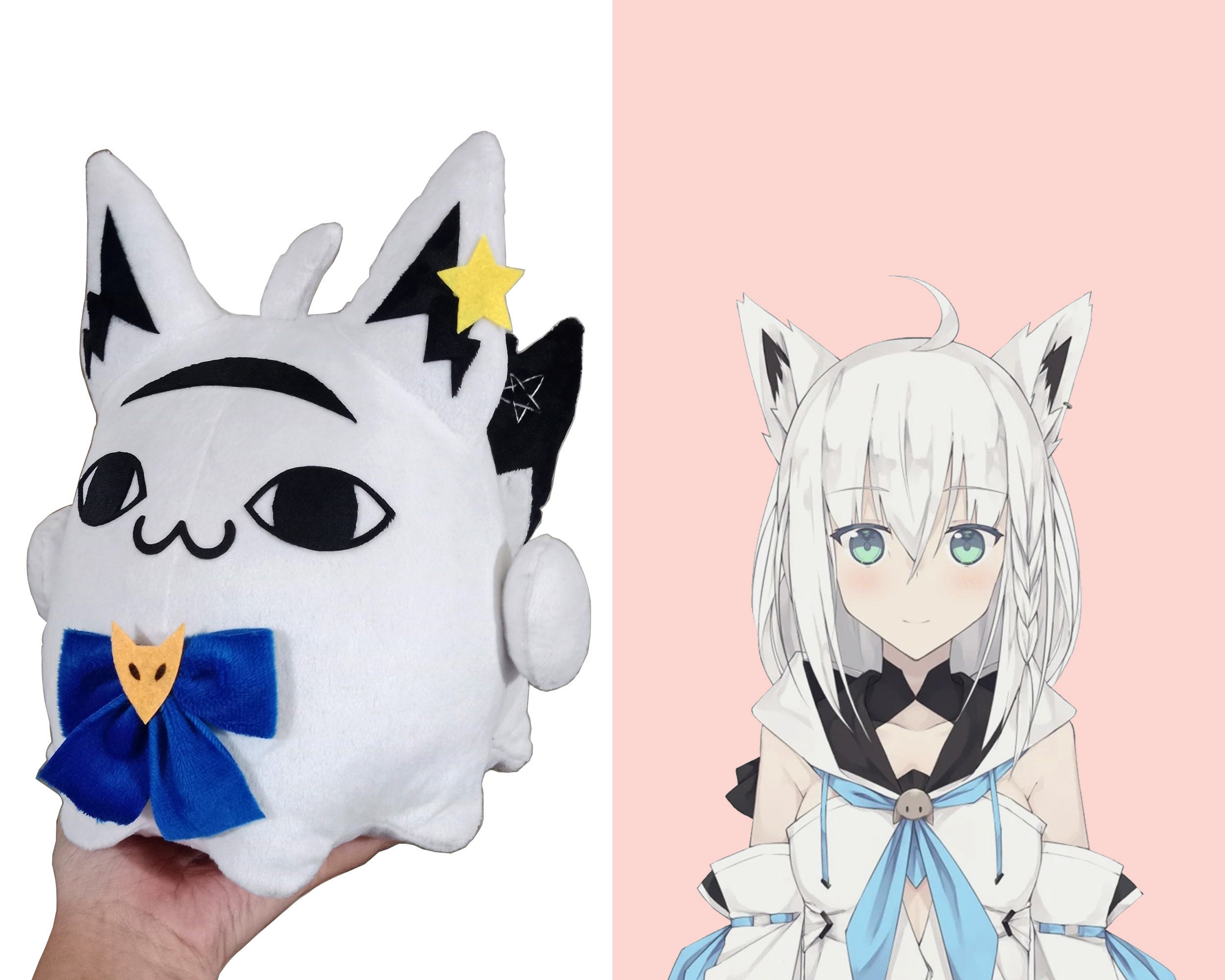 Hololive Vtuber Plush Fubuki Miteiru Plush Hololive Ina - Etsy