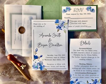 Vellum Wedding Cover - Etsy