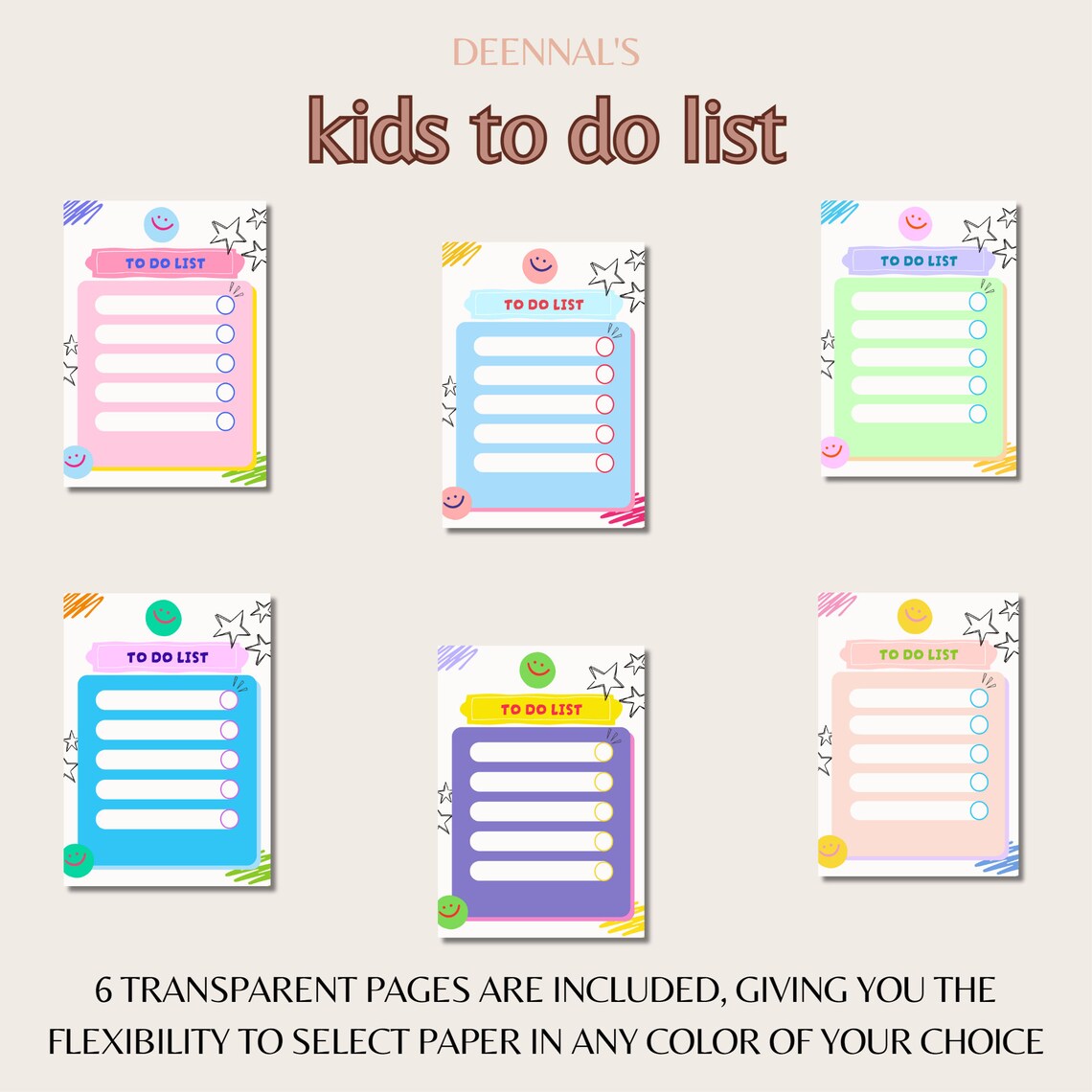 Kids to Do List, Checklist for Kids, to Do List for Kids, Chore Chart ...