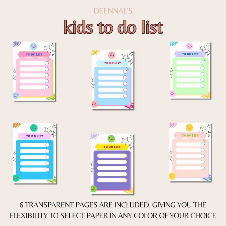 Kids to Do List, Checklist for Kids, to Do List for Kids, Chore Chart ...