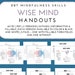 Wise Mind DBT Skill Handouts - Etsy
