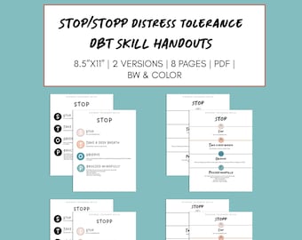 Stop Skill. Dbt - Etsy
