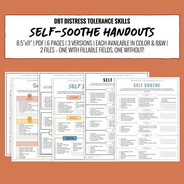 Dbt Self Soothe - Etsy