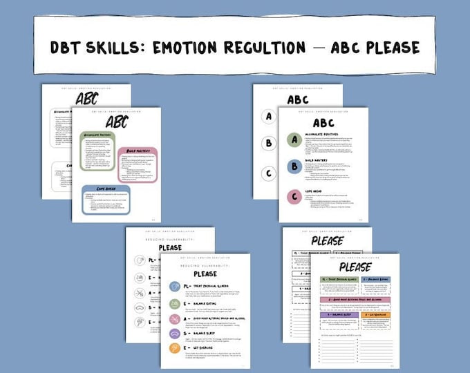 ABC PLEASE DBT Skills Handouts - Etsy