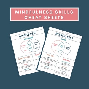 Mindfulness DBT Skills Bundle - Etsy
