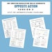 Opposite Action DBT Skill Handouts - Etsy