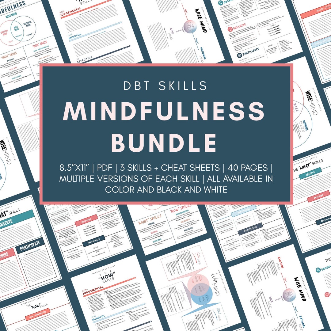 Mindfulness DBT Skills Bundle - Etsy