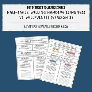 Half-smile and Willing Hands/willingness Vs. Willfulness DBT Skills ...