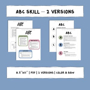 ABC PLEASE DBT Skills Handouts - Etsy