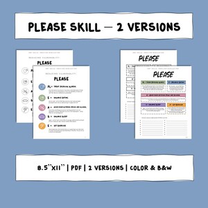 ABC PLEASE DBT Skills Handouts - Etsy
