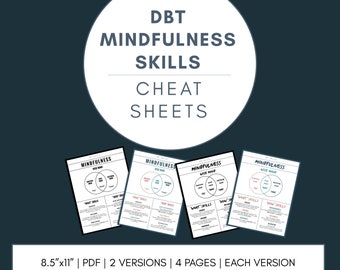 DBT Interpersonal Effectiveness Skills Cheat Sheets - Etsy