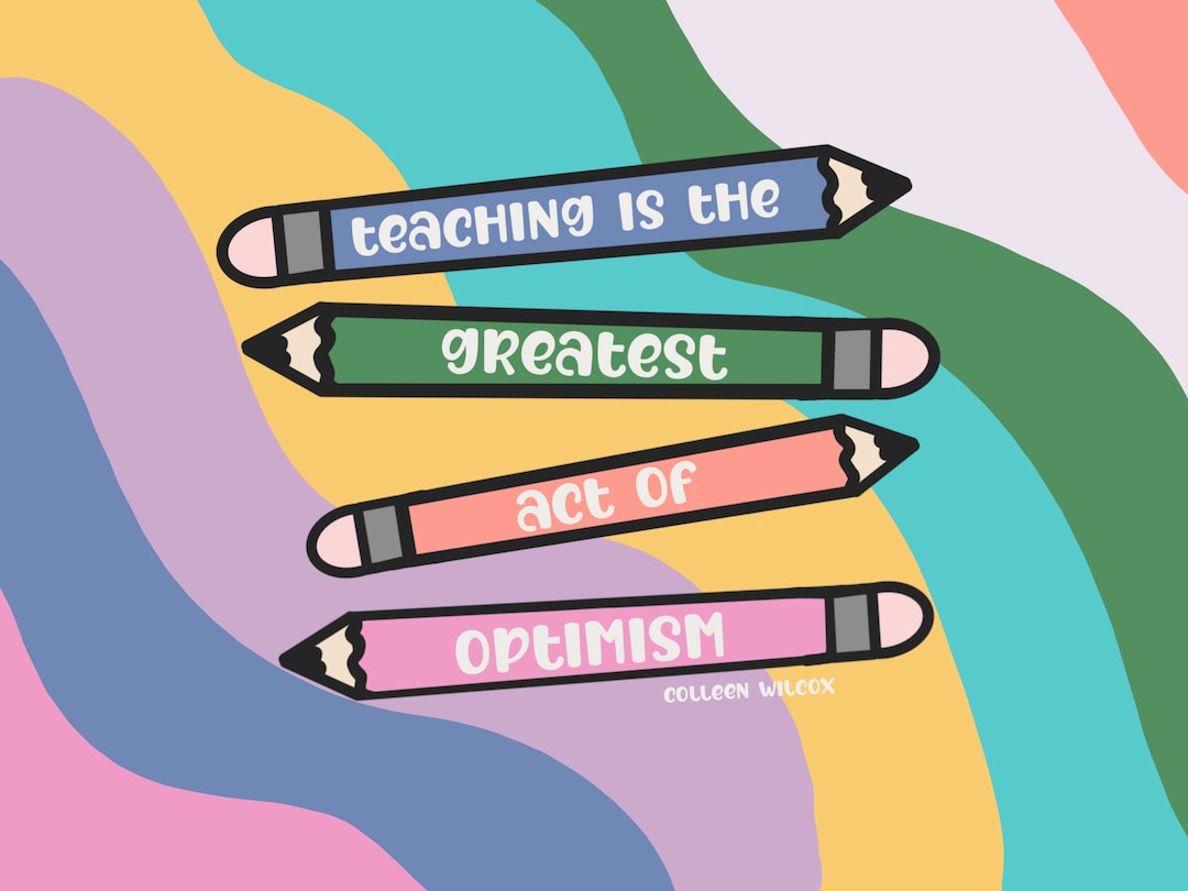 Teacher Quote Background-digital Download-instant Download - Etsy