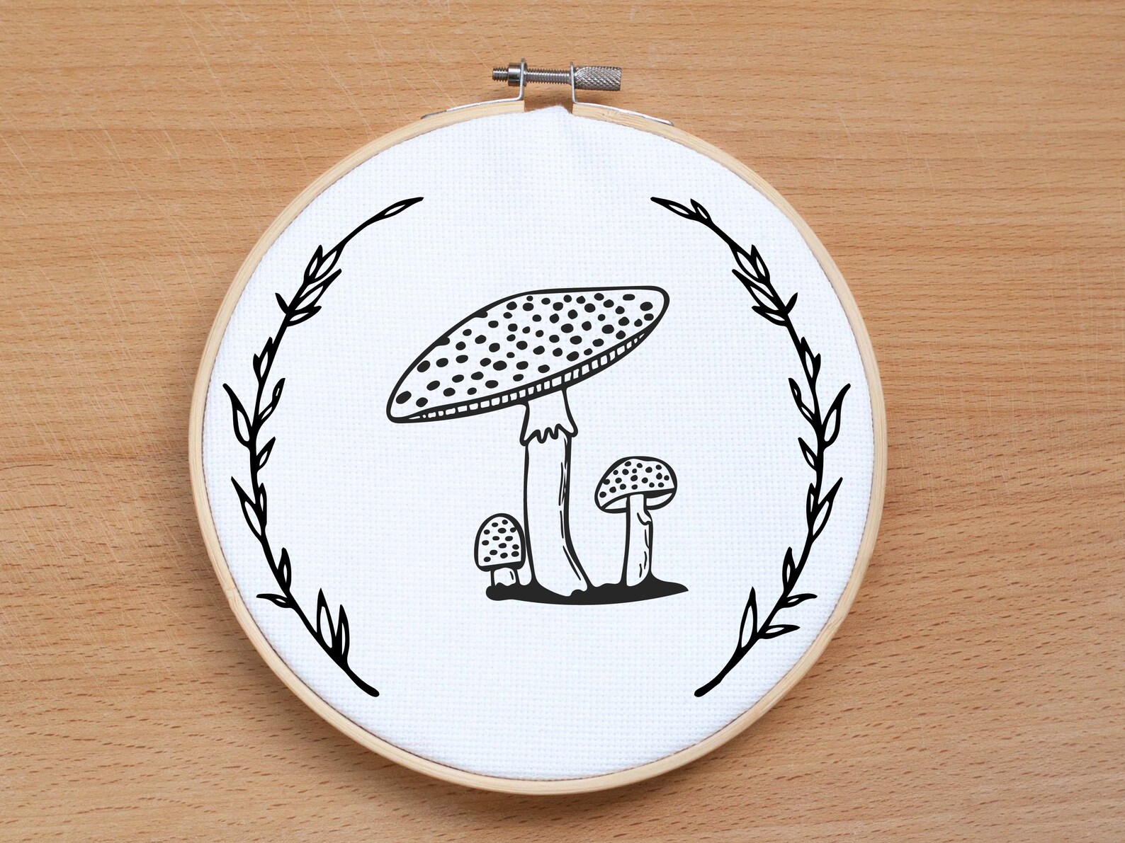 Toadstool Hand Embroidery Pattern PDF Pattern Instant - Etsy